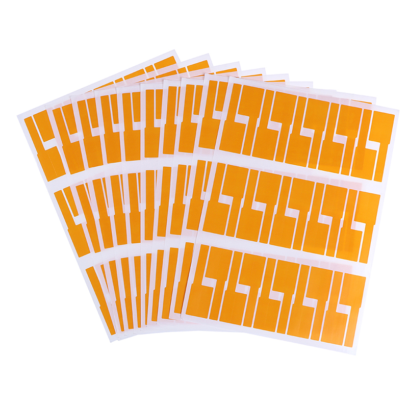 10 Sheets Self-Adhesive Cable Labels Waterproof Identification Tags ...