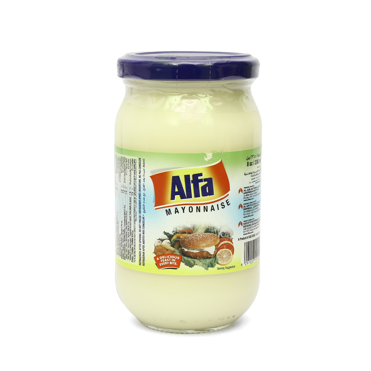 Alfa Mayonnaise Jar 500ml Fresh Mayonnaise Jar | Daraz.com.bd