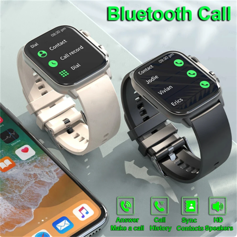 2024 NFC Smartwatch AMOLED Screen Always show Time Bluetooth Call Series 9 Clock Custom Dial Men ...