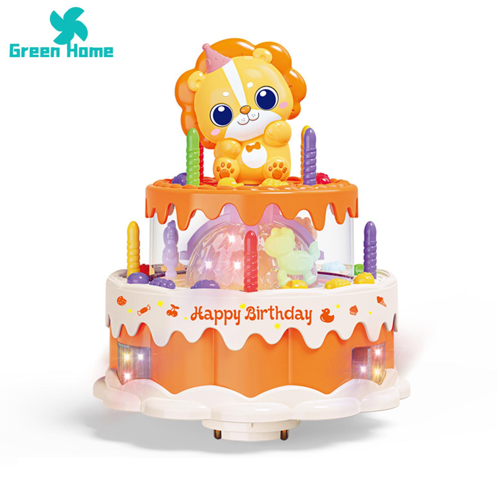 Interactive Electric Cake Toy Interactive Animal Cake Toy with Music ...