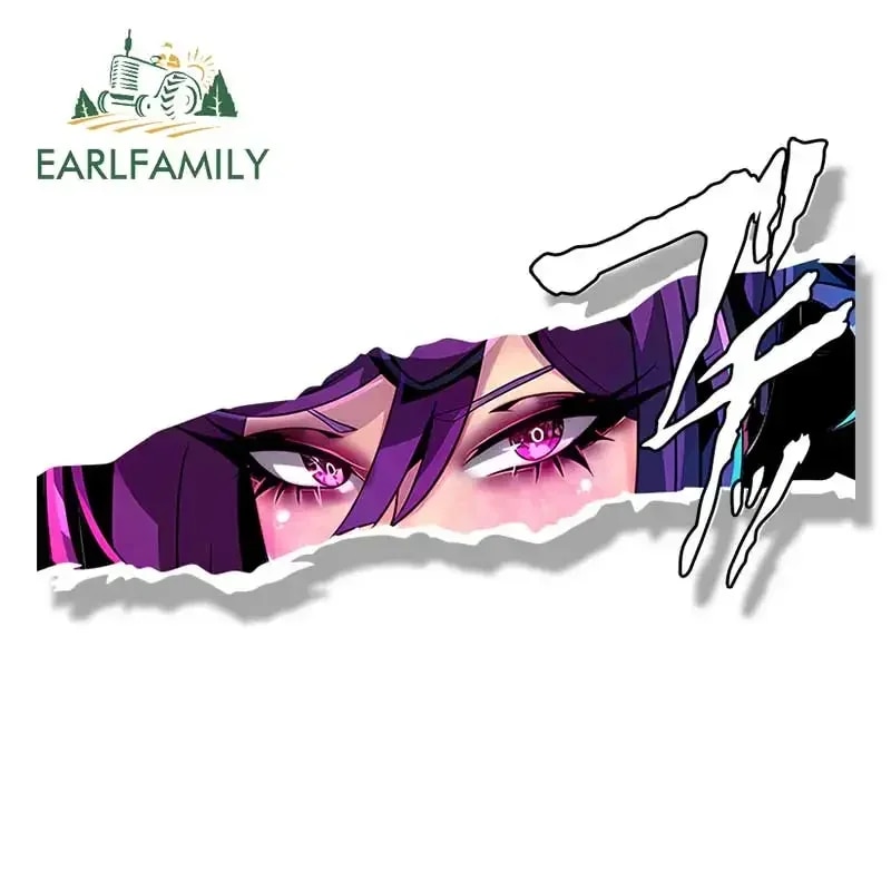 EARLFAMILY Gyaru Ninja Yuzuriha Fanart Car Sticker Anime Sketch Waifu ...