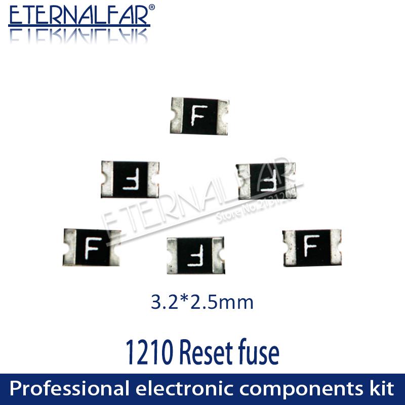 Resettable PTCs SMD Fuse 1210L050YR 1210 3225 3*2.5mm F 0.5A 500mA 13 ...