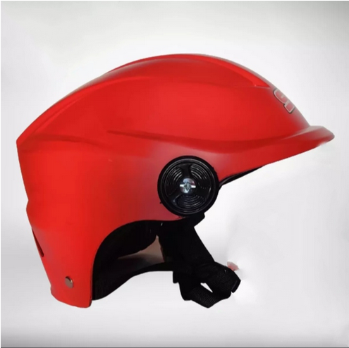 HALF FACE CAP BIKE SFM HELMET FOR MEN & WOMEN - RED | Daraz.com.bd
