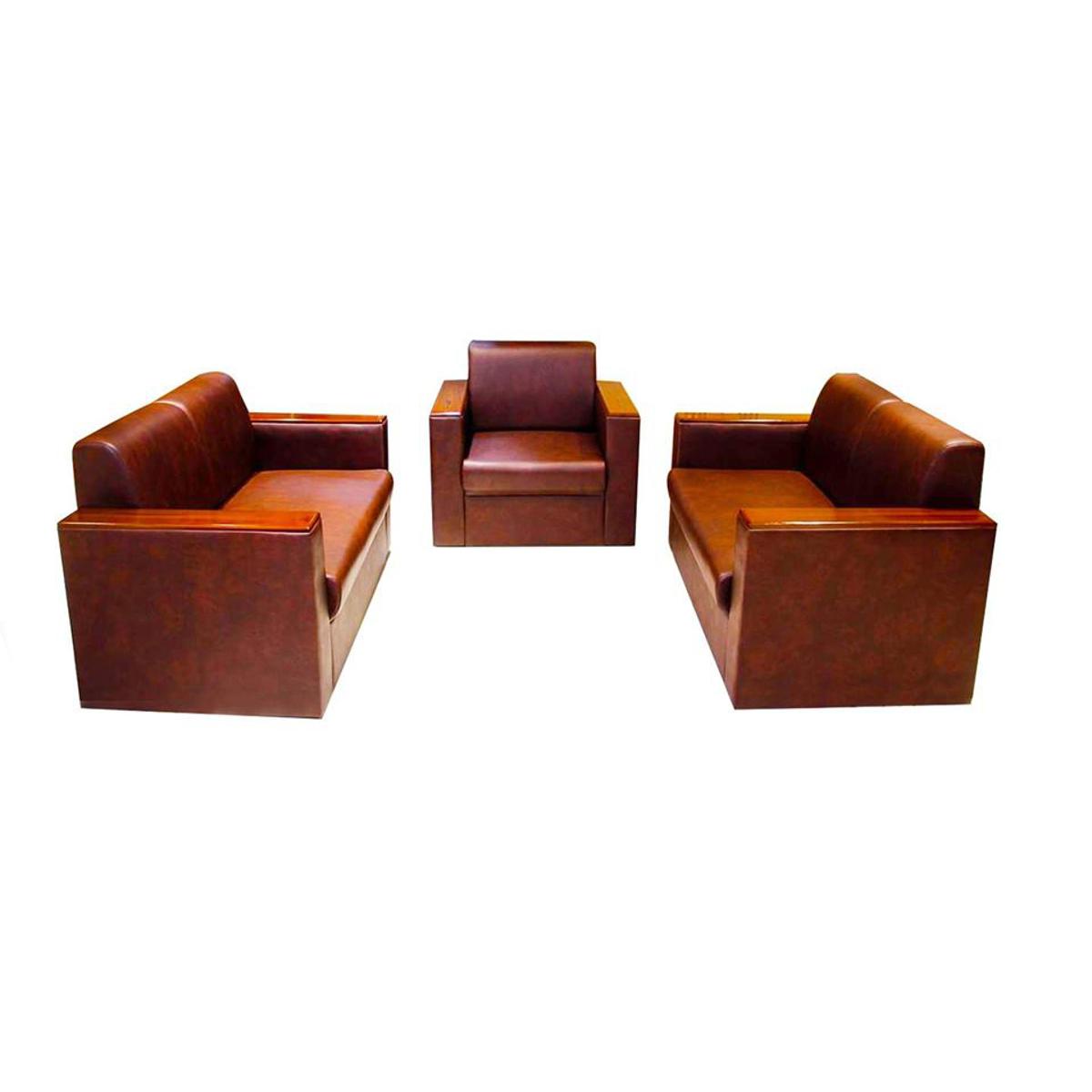 Wood Box Sofa Set | Baci Living Room