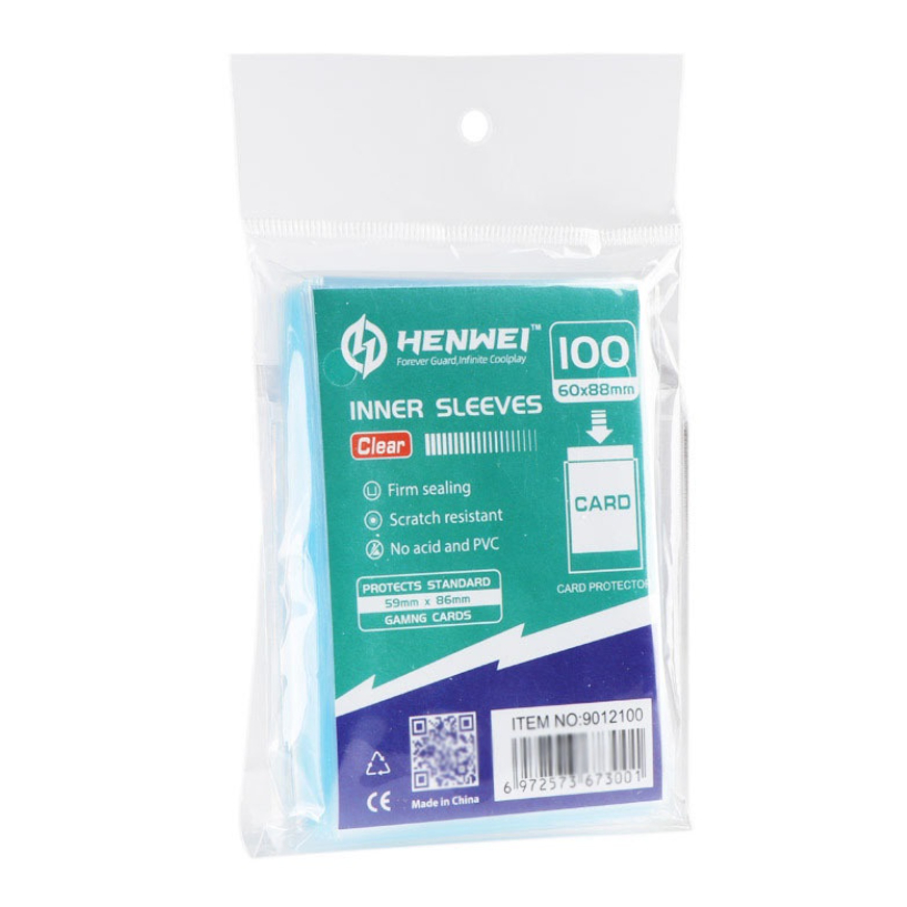 NovaNest 100pcs sleeve transparent protector pokemon tcg yugioh game ...