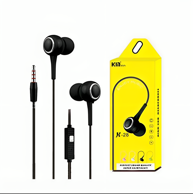 KIN Earphone K28 Stylish Stereo In-Ear Headphone with Balanced sound quality - In-Ear Headphone ...