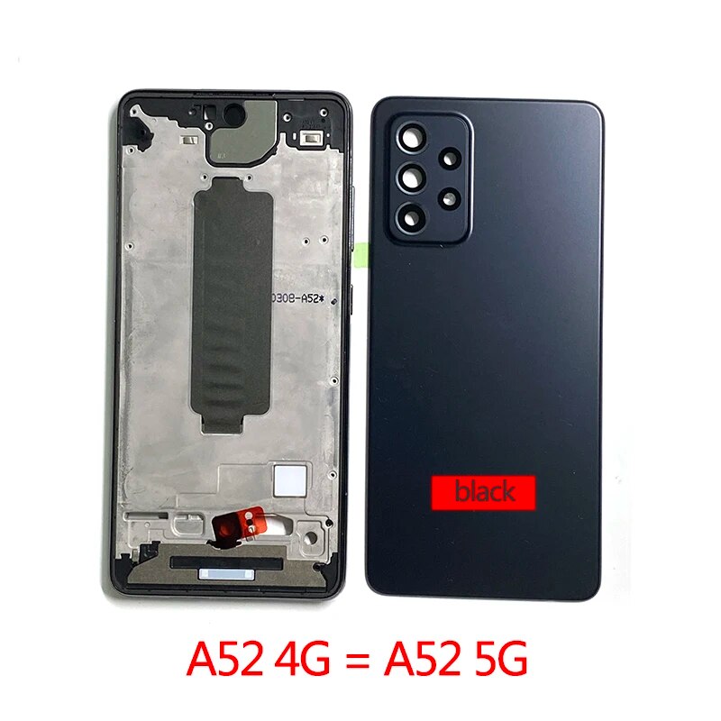 Original For Samsung A52 4G/5G SM-A525 SM-A526 Phone Screen Plate Panel ...