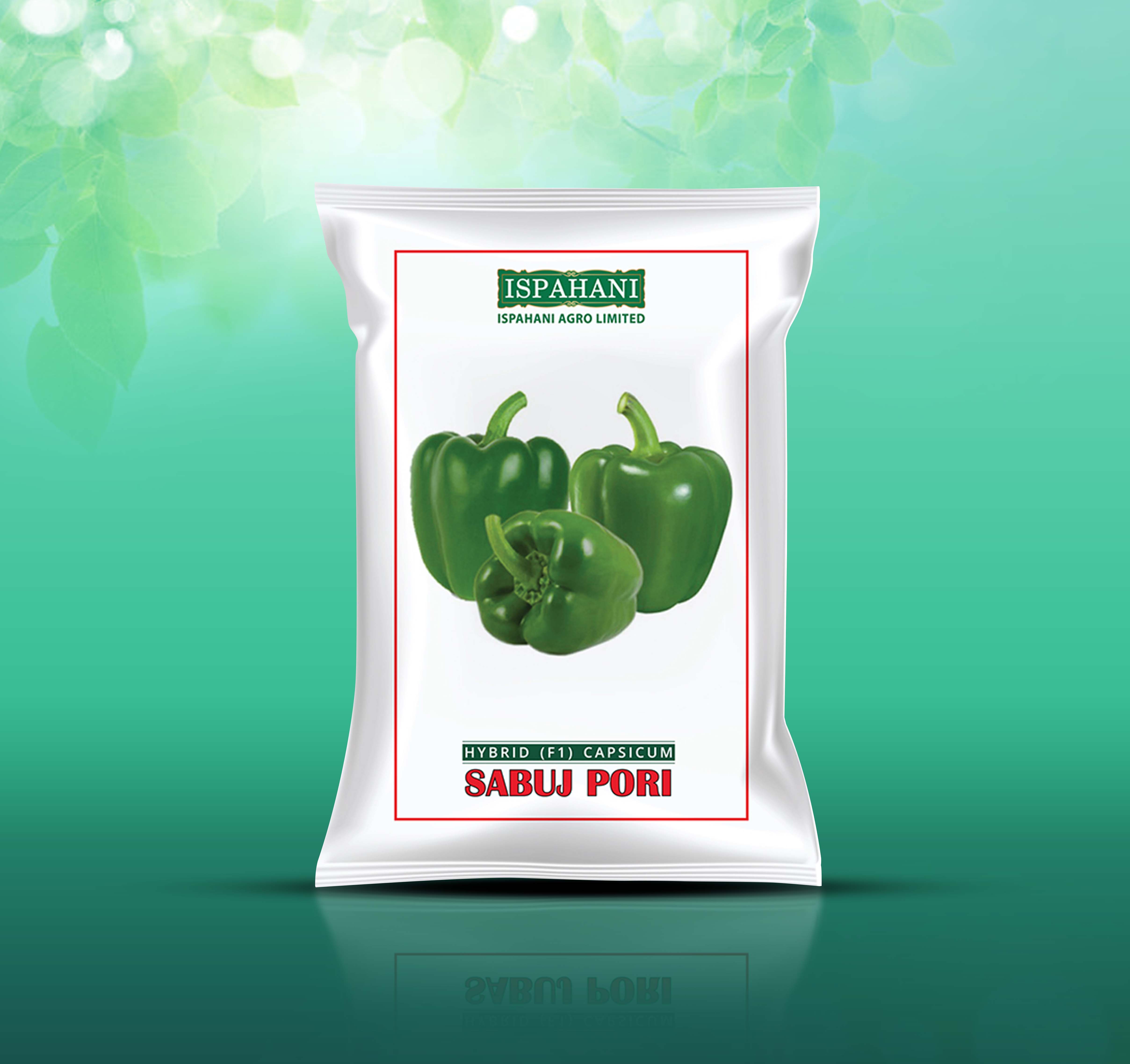 Hybrid (F1) Capsicum Seed (ক্যাপসিকাম) Green (Mini Intact Packet ...