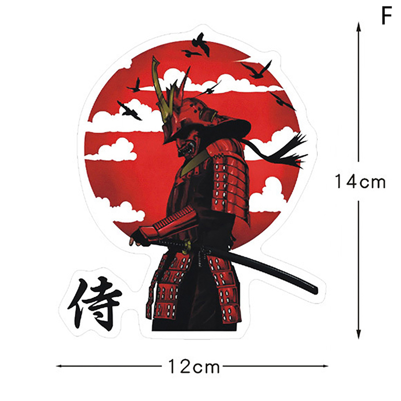 JAPAN Sword Samurai Warrior Sticker Katana Decal Vinyl Car Bike Truck ...