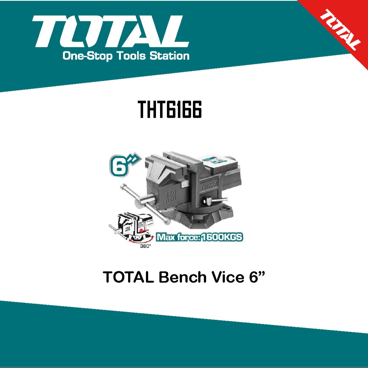TOTAL Bench Vice THT6166 | Daraz.com.bd