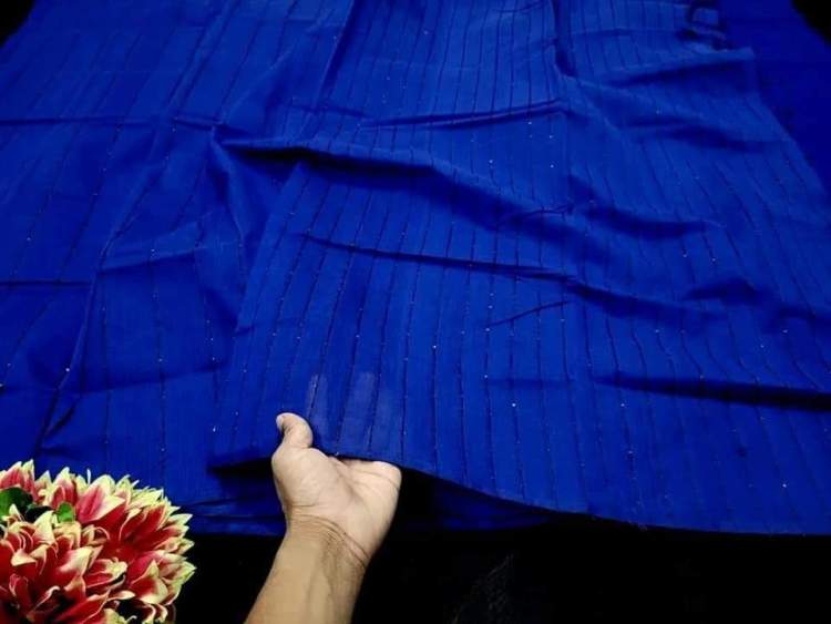 Traditional Half-Silk Chumki Tangail Saree for Women - SR Collection | Daraz.com.bd