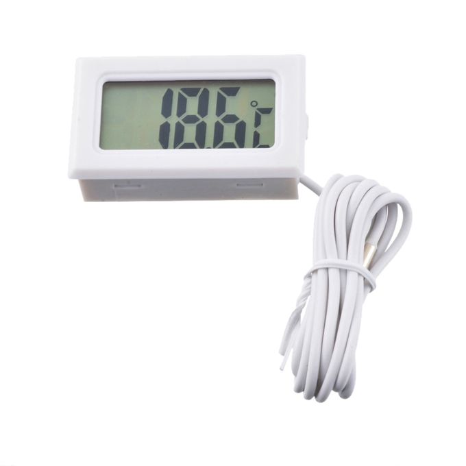 Digital LCD Mini Thermometer Hygrometer Fridge Freezer Temperature ...