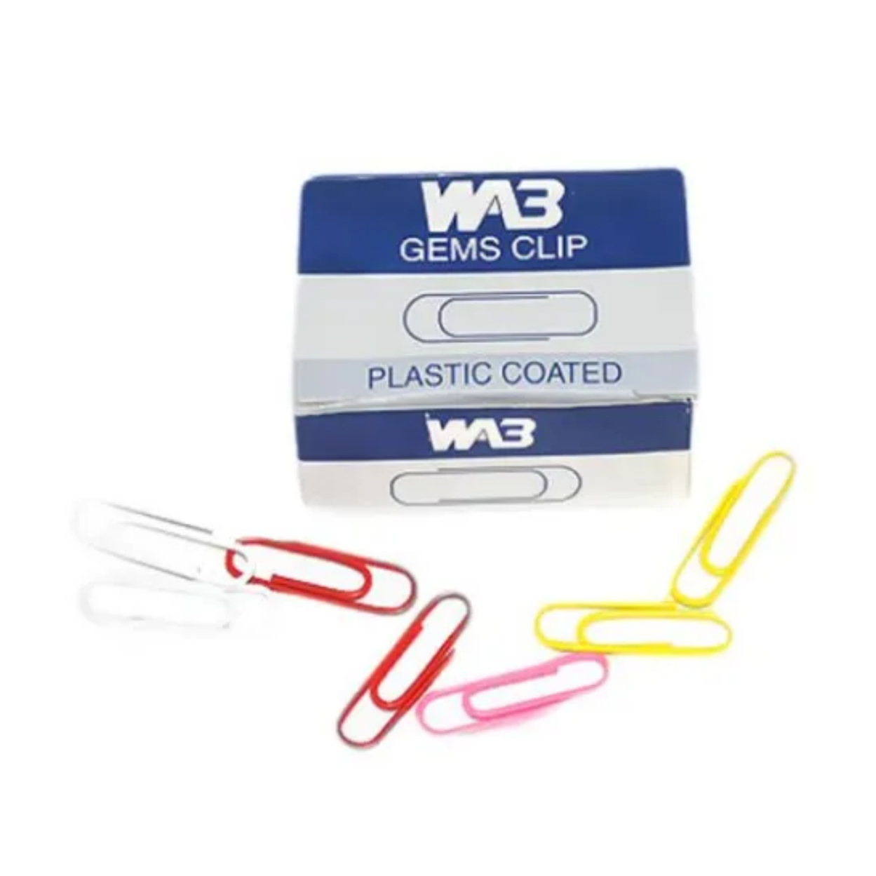 WA3 Plastic Coated Gems Clip 1,2,5 Box | Daraz.com.bd