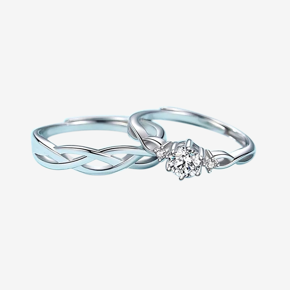 Adjustable Couple Rings For Men Women - Ring For Girls | Daraz.com.bd