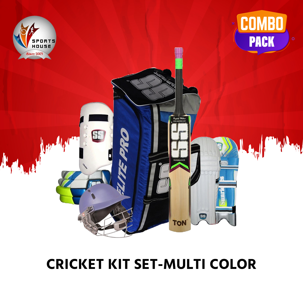 Cricket Kit Set - Multi Color | Daraz.com.bd