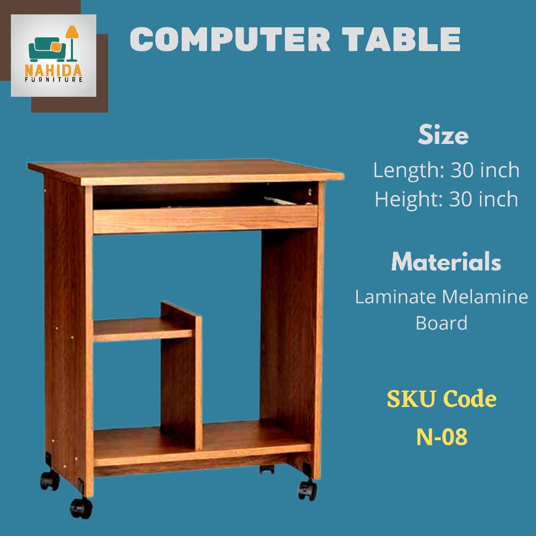 Malamine Board Computer Table (30/30 inch) | Daraz.com.bd