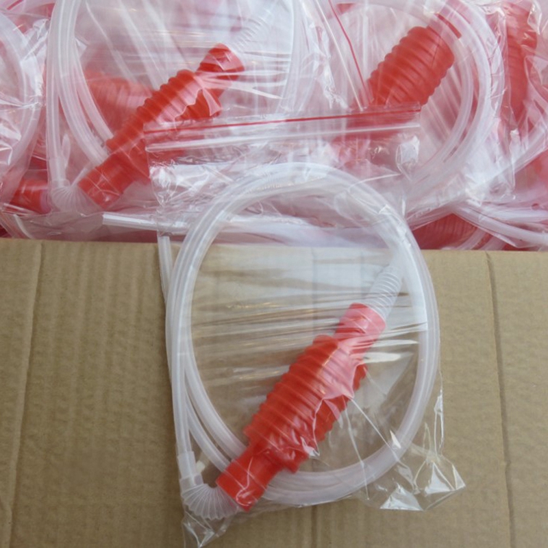 【COOL】 2 Meter Red Syphon Hand Fuel Pump Siphon Hose Gas Water Fuel ...