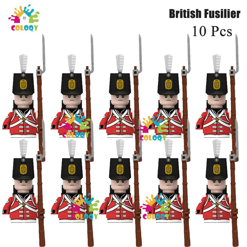 【selevn roind】Napoleonic Wars Soldiers Building Blocks WW2 Mini Action ...