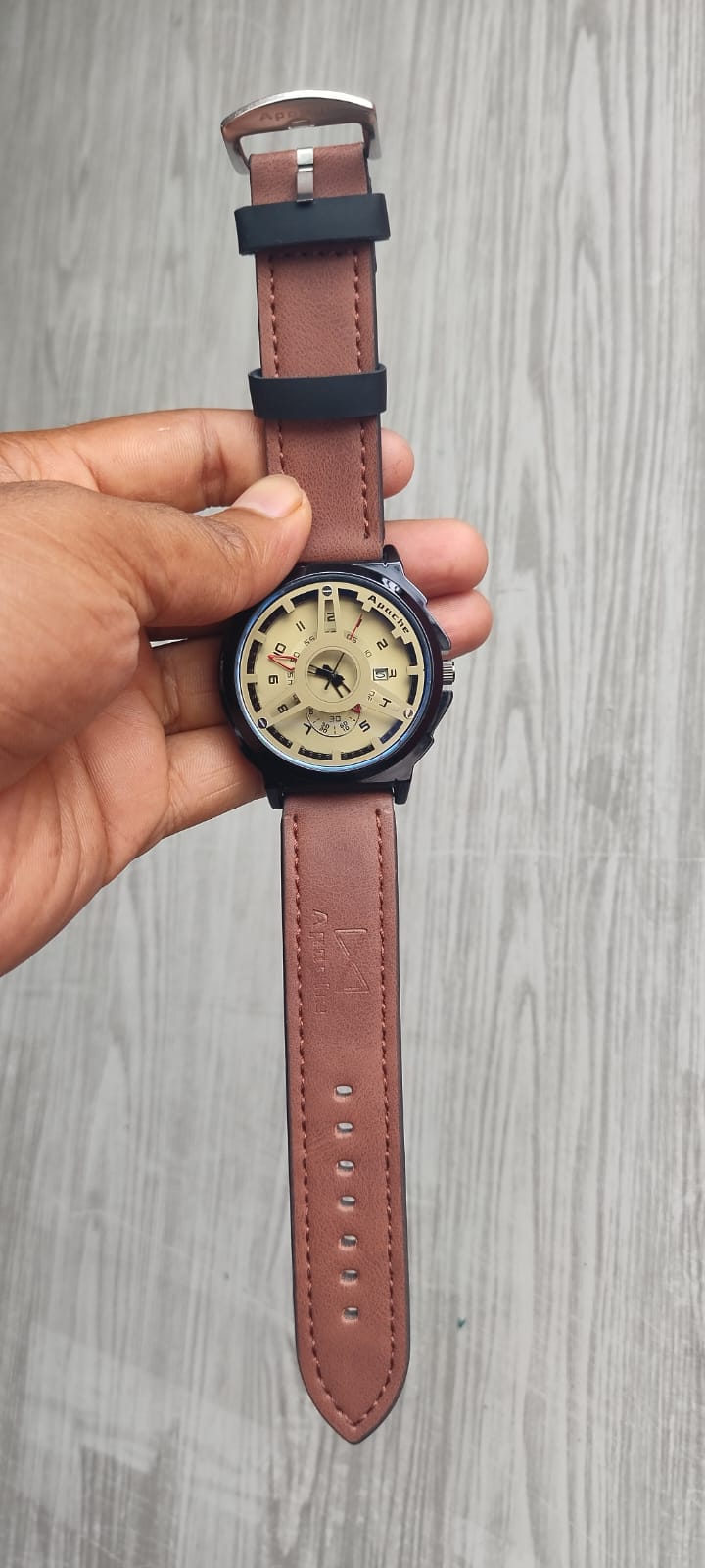 Premium Apache Watch for Men with Calendar. | Daraz.com.bd