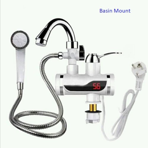 Hot Water Tap With Hand Shower For Wall Mount