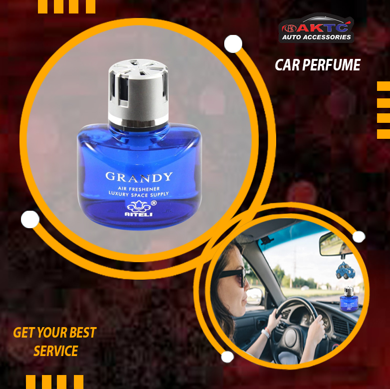 GRANDY CAR AIR FRESHENER GRANDY CAR PERFUME LIQUID CAR PERFUME- BLUE | Daraz.com.bd