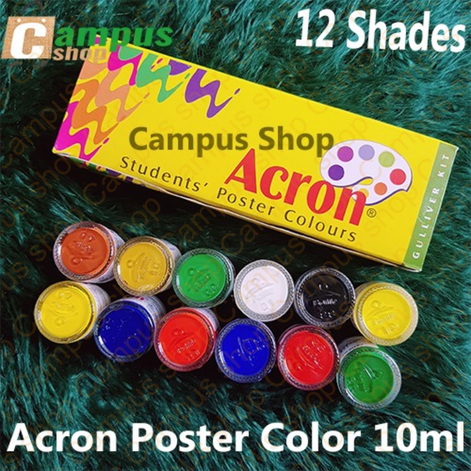Acron Poster Color Gulliver Kit 6/12 Shades box for Poster Painting ...