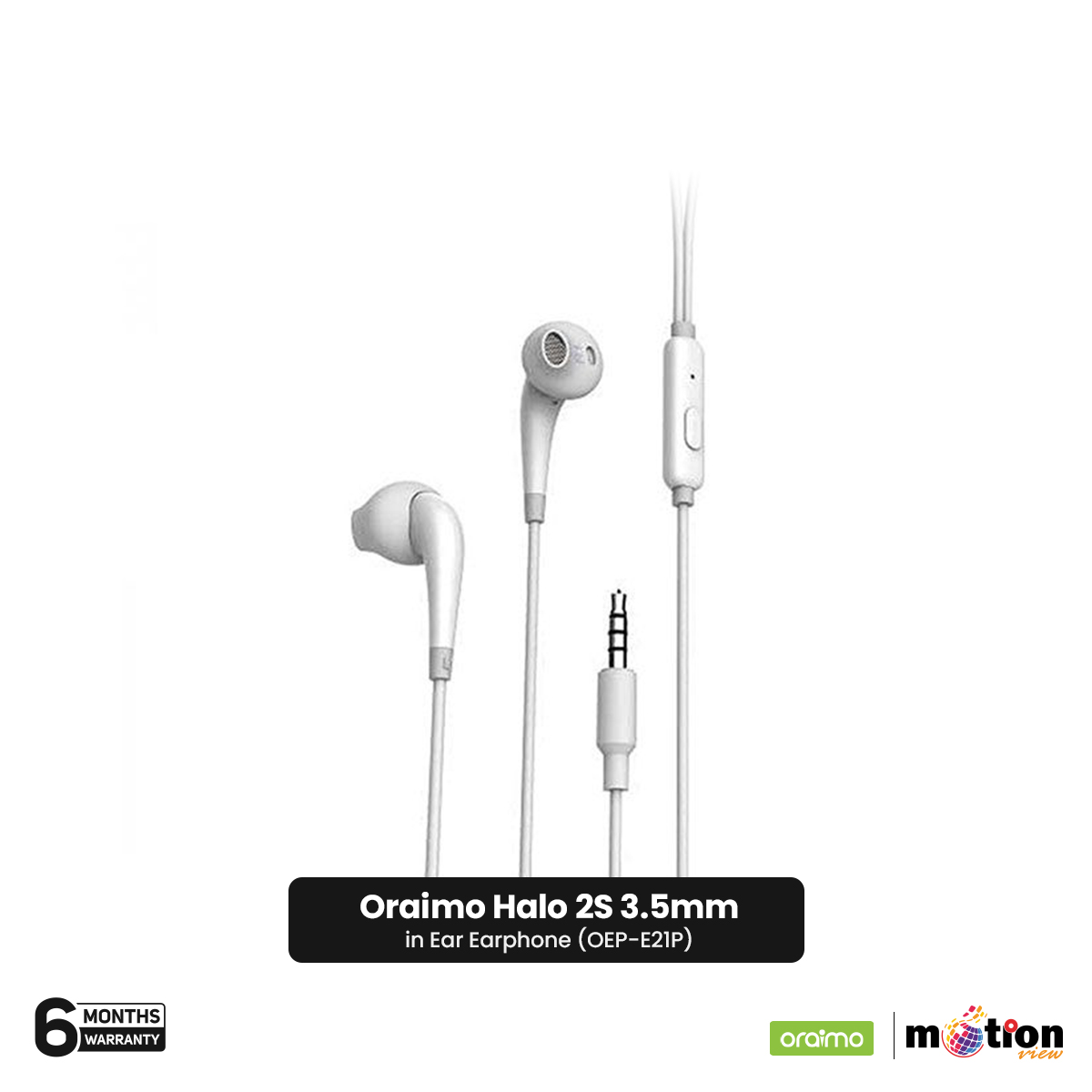 Oraimo Halo 2S 3.5mm in Ear Earphone (OEP-E21P) | Daraz.com.bd
