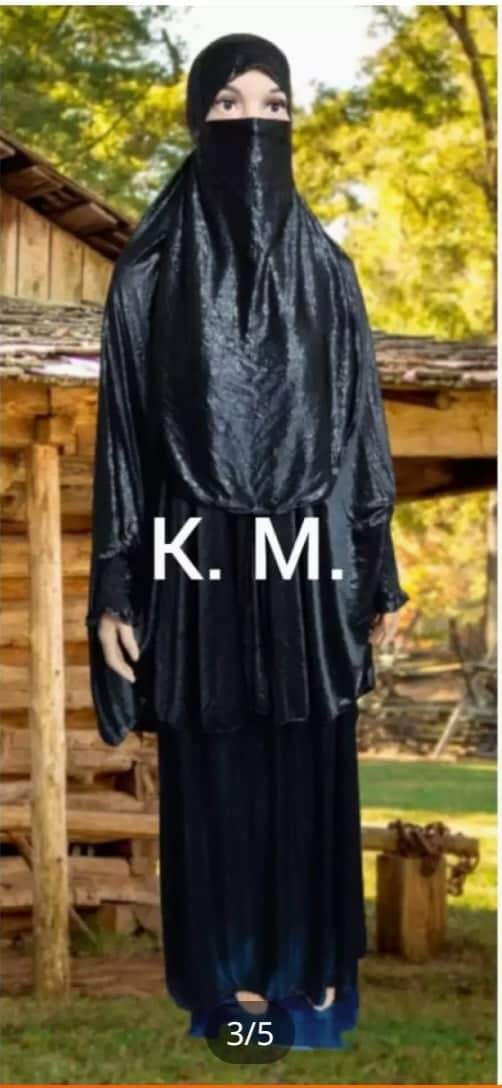 Khimar Borka With Skirt Adjusted Niqab Hijab - Available in Various ...
