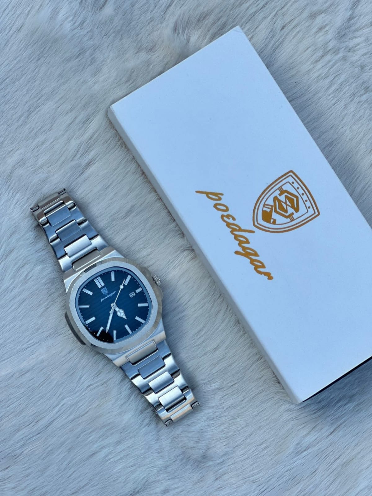 Poedagar 613 Business Quartz Luxury Stainless Steel Watch For Men