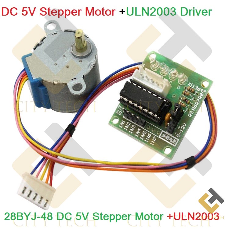 Dc 5v Stepper Motor Uln2003 Driver Test Module Board 28byj 48 For Arduino 5v Stepper Motor