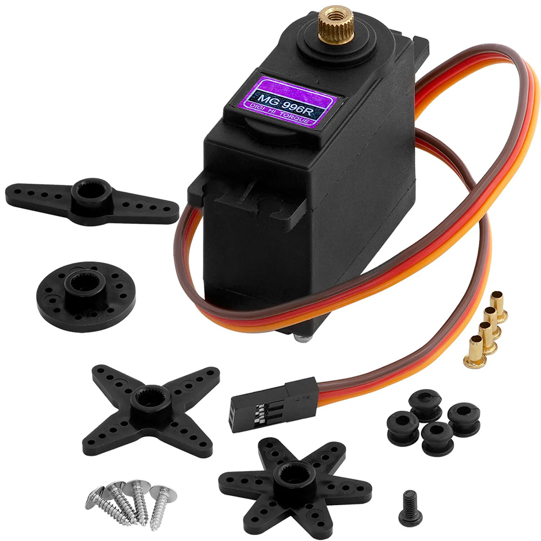 MG996R Servo Motor/Metal Gear High-Torque Servo Motor/ Compatible with Smart Car Robot Boat/ RC ...
