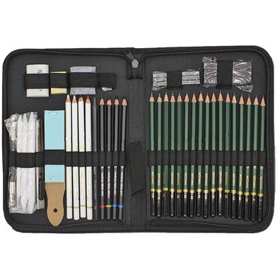 Keep Smiling Sketching Kit Drawing Pencil Set Of 42 Pcs | Daraz.com.bd