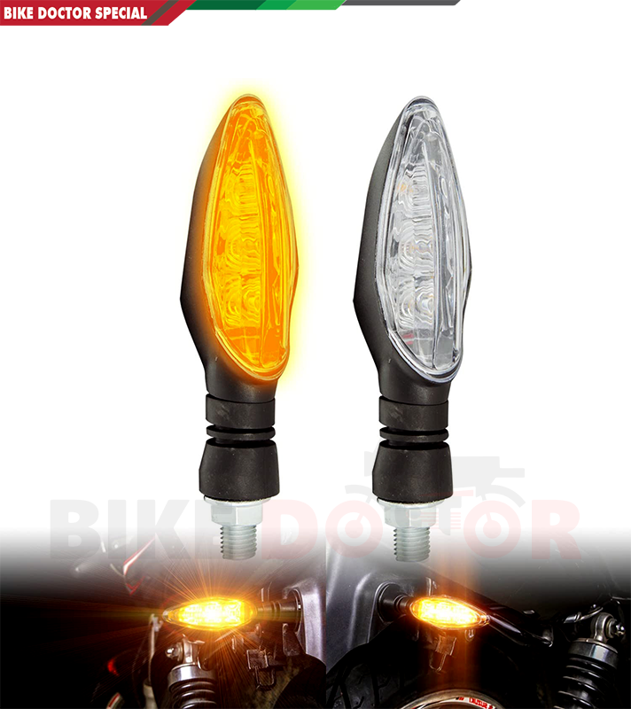 MOXI Branded Flexible Universal Fit LED Indicator for Motorcycle Bike ...