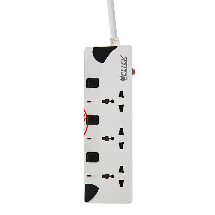 RFL Click 3 Socket Multi-plug 2 pin Multiplug