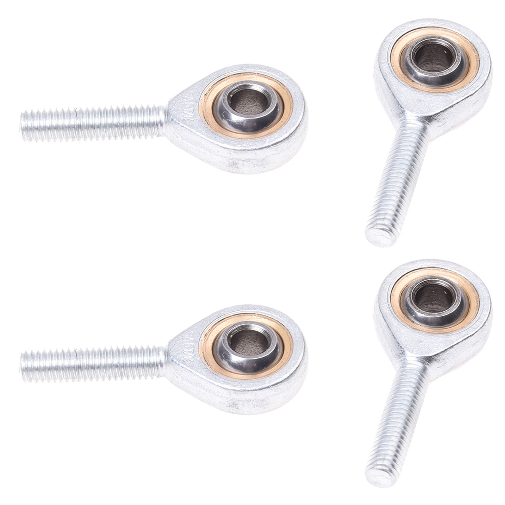 4 Piece 6mm Fisheye SA6T/ K Threaded Lager Rod End Spherical Bearings ...