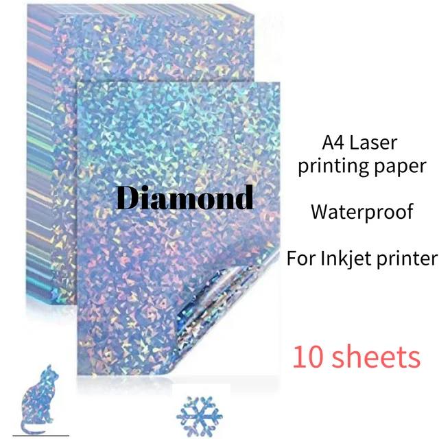 Transparent Sticker Paper 10/50 sheets A4 Printable Vinyl Label Sticker ...