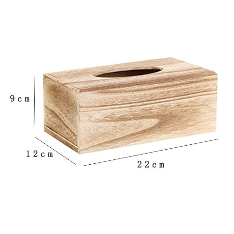 Creative Solid Wood Tissue Box Japanese Style Living Room Wooden ...
