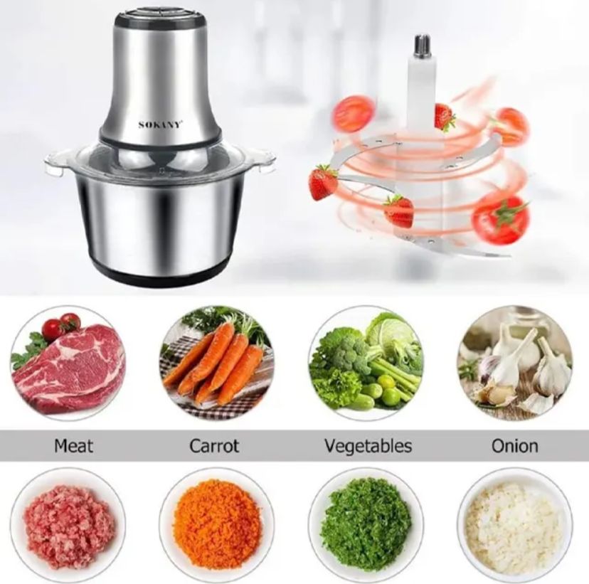 SOKANY LB7005A Mini Wonder Chopper Dual Speed 3.0L Large Capacity ...