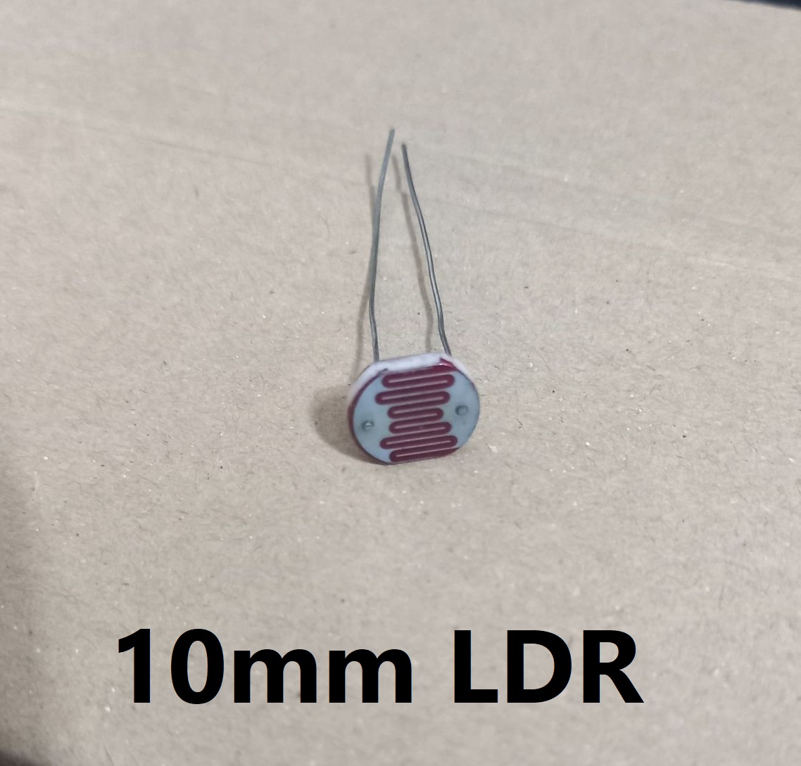 2Pcs- LDR 10mm LDR Sensor Photoresistor LDR Sensor Light Photo Cell ...