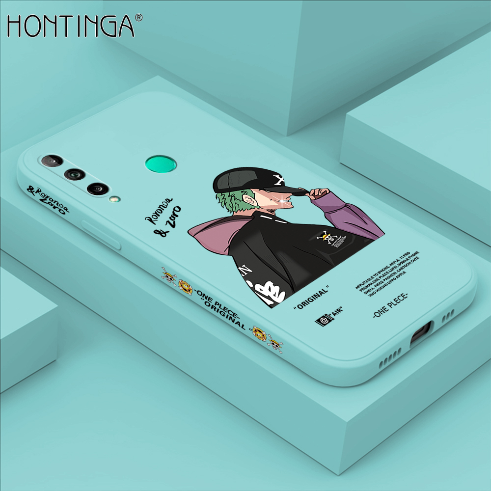 Hontinga for Huawei Y7P Back Cover Green Hair Boy Side Design Case ...