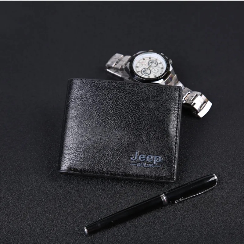 Men Wallets Men Jeep Wallet with Coin Bag Small Money Purses New Design ...