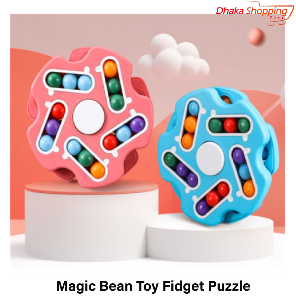 Toys Kids Fingertip Magic Disc Rotating Magic Bean Toy Fidget Puzzle-3 ...