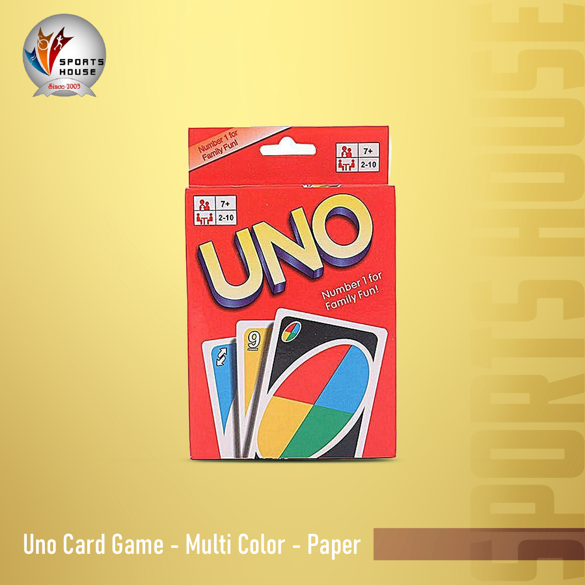 Uno Card Game - Multi Color - Paper | Daraz.com.bd