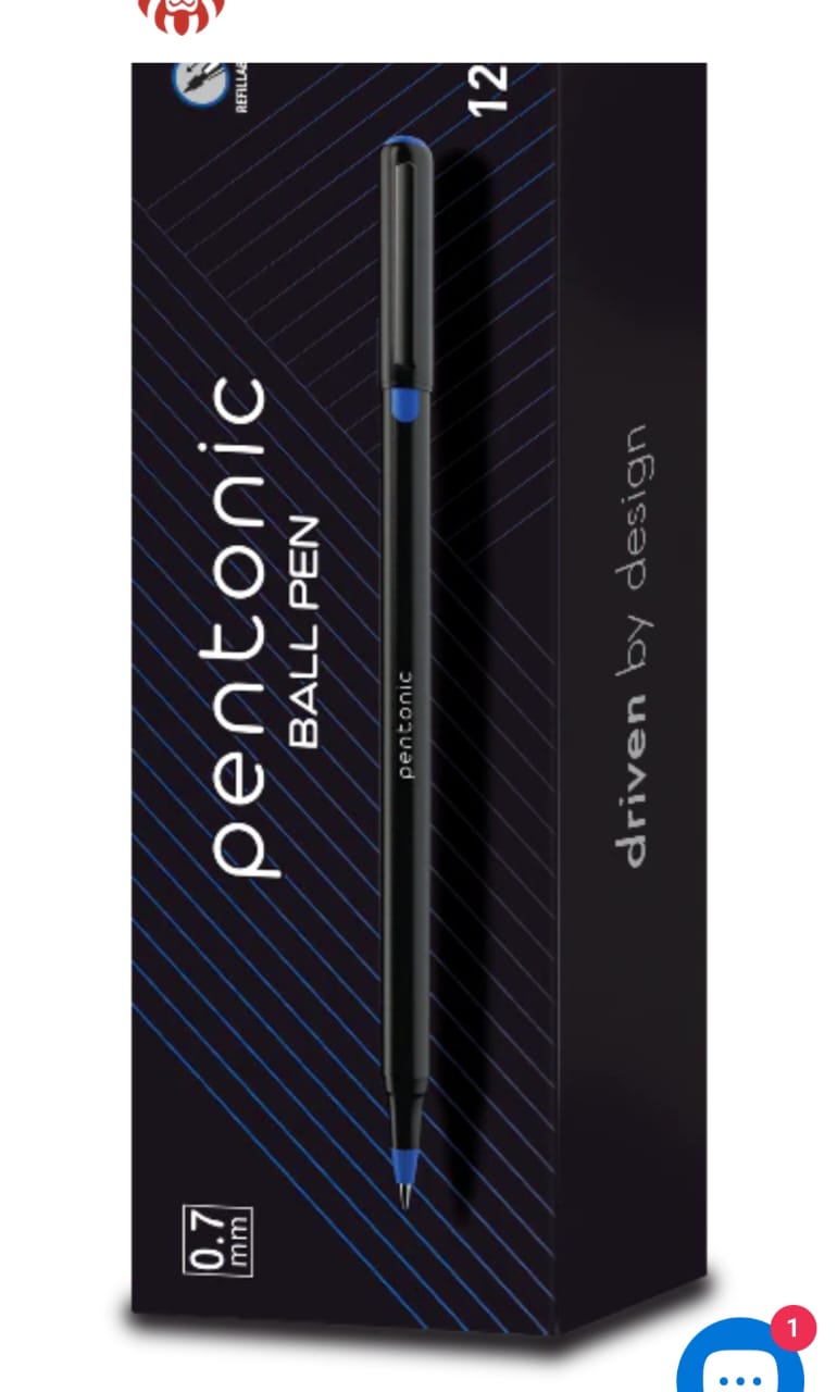 Pentonic Ball Pen 0.7mm Black /Blue / Red 10 pcs | Daraz.com.bd