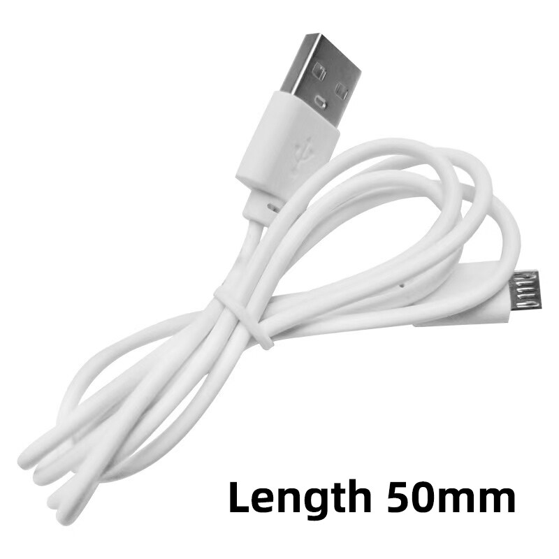 cable usb to micro 50mm-white | Daraz.com.bd