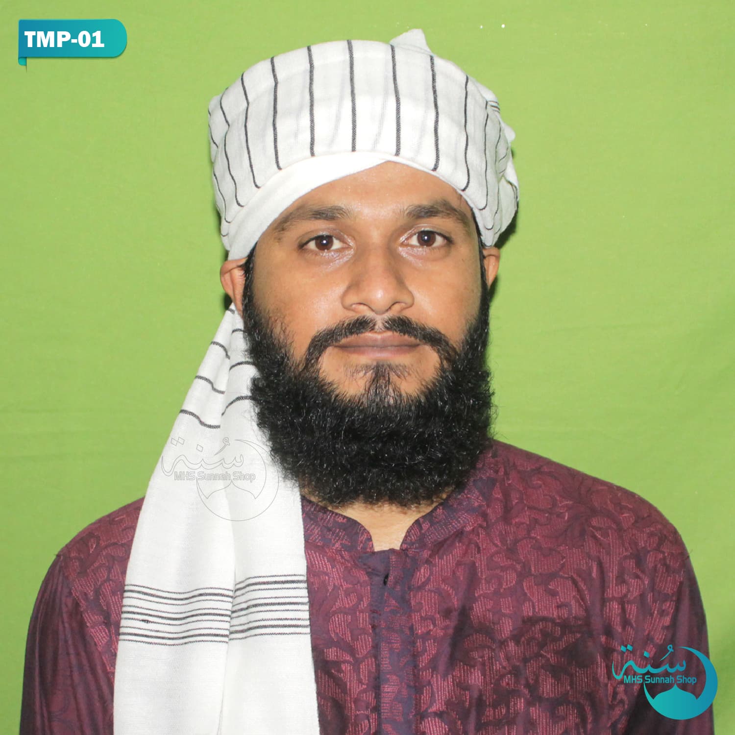 Black & White Color Beutifull Design Islamic Items Taliban Pagri for ...