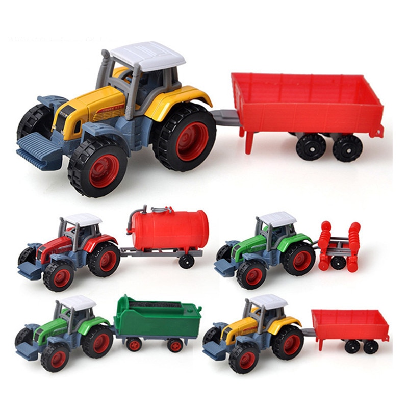 【The road to happiness Store】Die-cast Farm Vehicles Mini Car Model ...