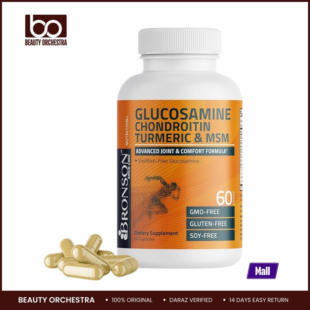 Bronson Glucosamine Chondroitin Turmeric & MSM Advanced Joint ...