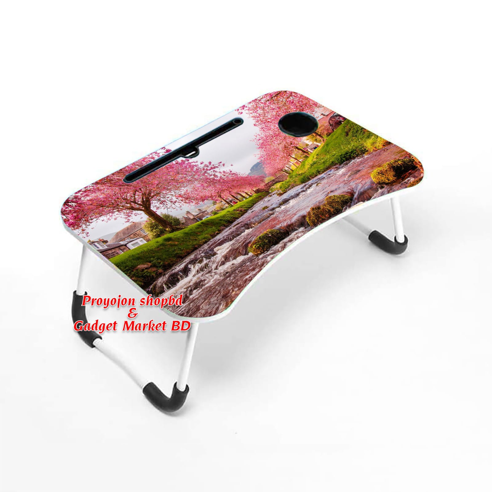 Waterproof Foldable Laptop Table And Kids Reading Table Without Drawer