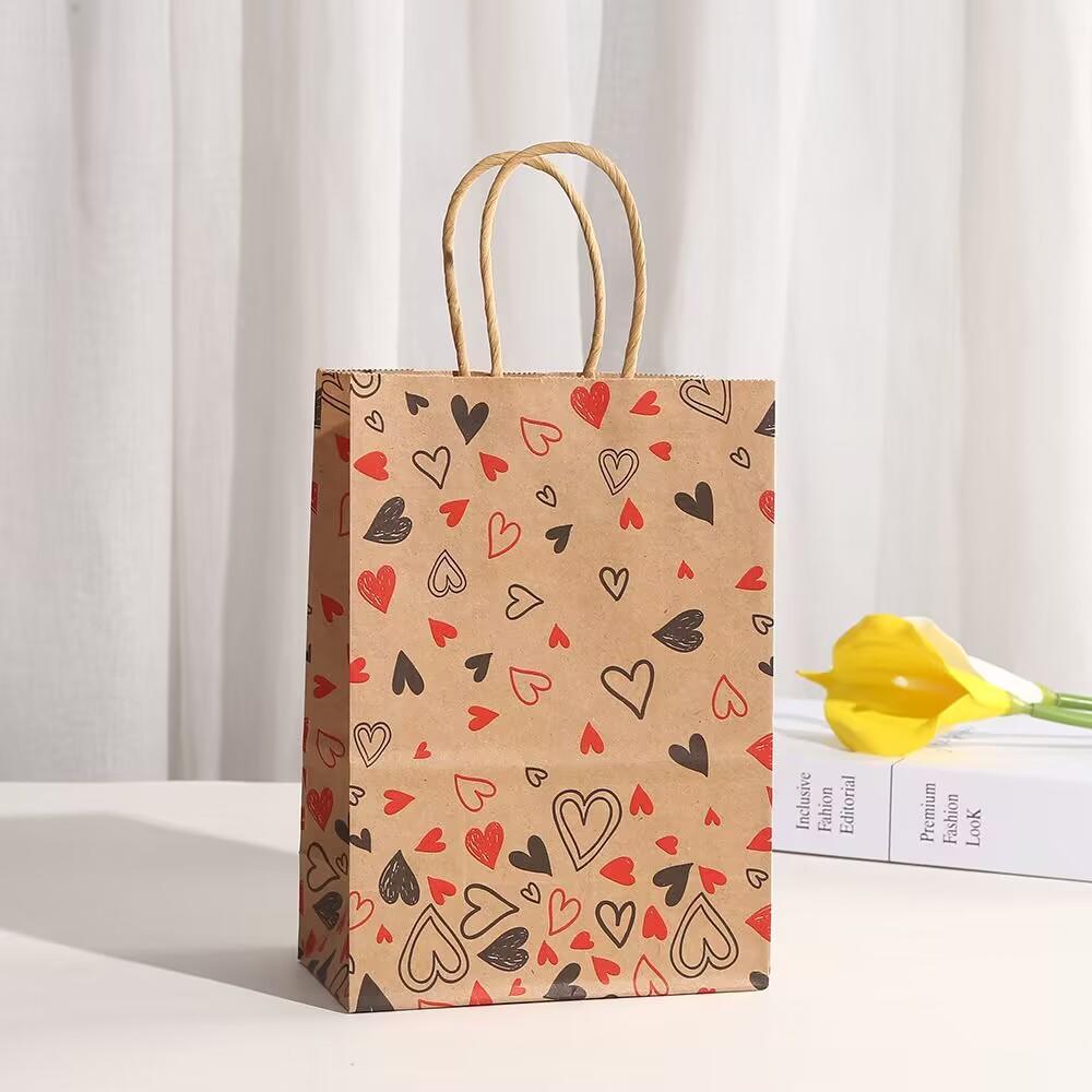Romantic Gift Bags Kraft Paper Bags Creative Paper Bag Designs Gift ...